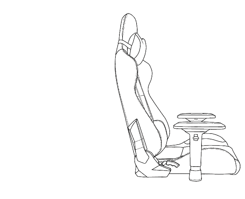 TS83 Black GameMaster Series Gaming Chair – Techni Sport